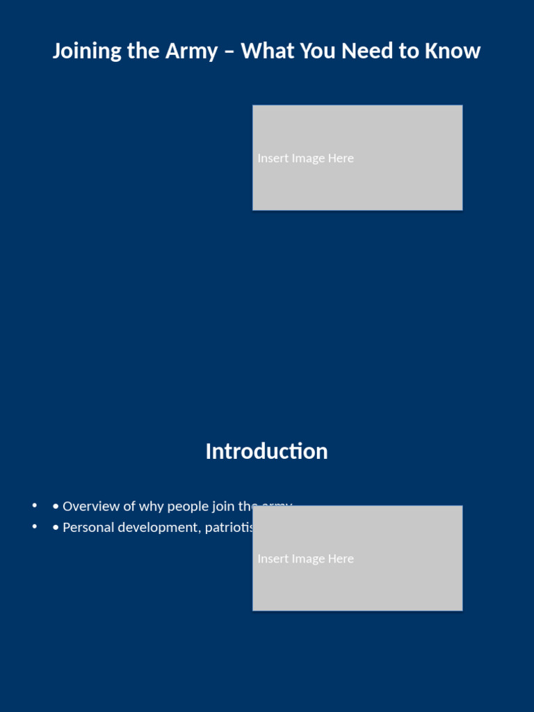 Essential Guide to Joining the Army | PDF