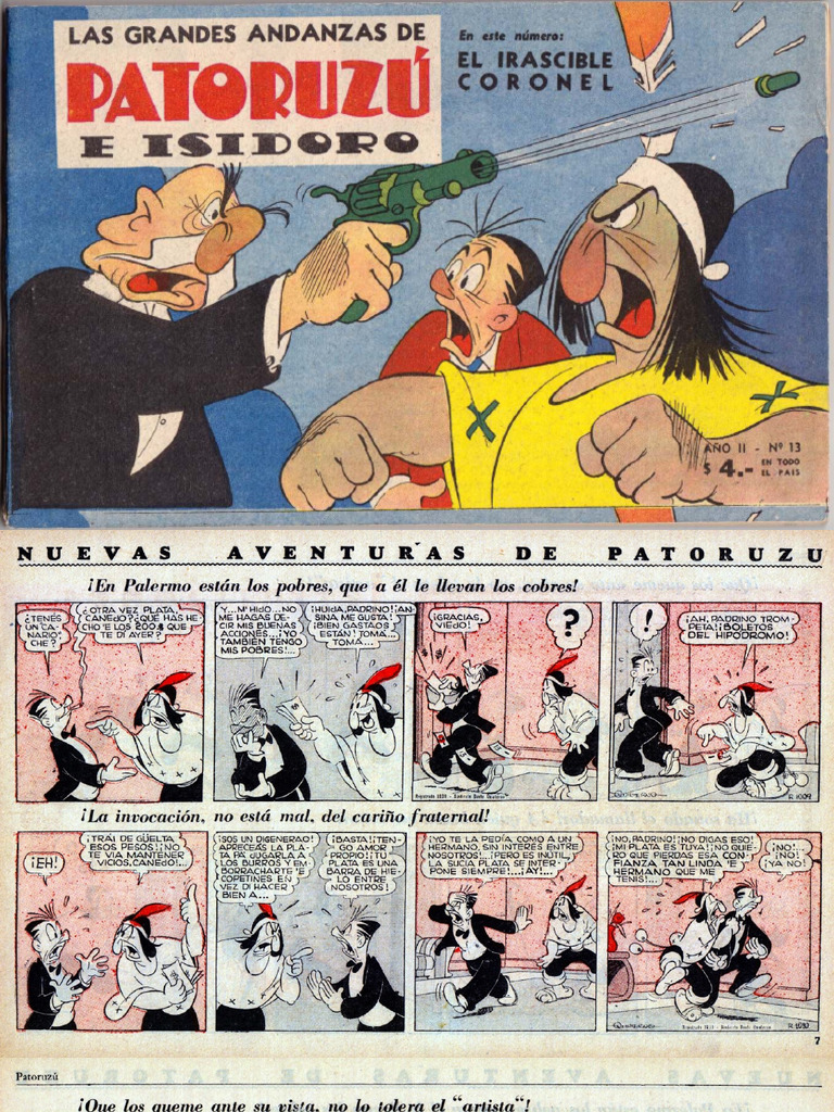 Andanzas de Patoruzú 013 - El Irascible Coronel - Enero 1958 | PDF