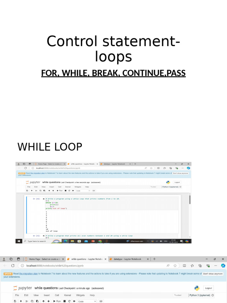 Control Statement-Loops Questions | PDF