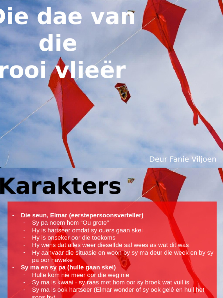Dae Van Die Rooi Vlieer | PDF