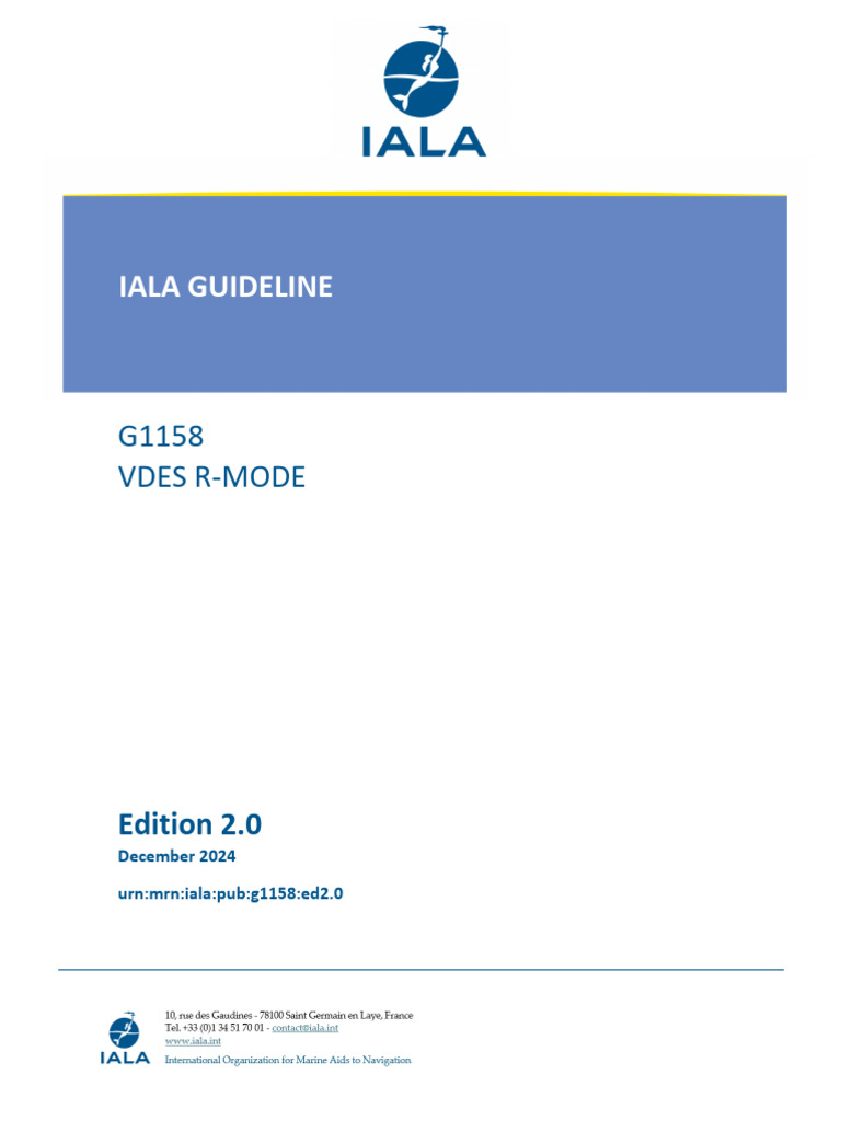 G1158 Ed2.0 VDES R Mode December 2024 | PDF | Feedback | Input/Output