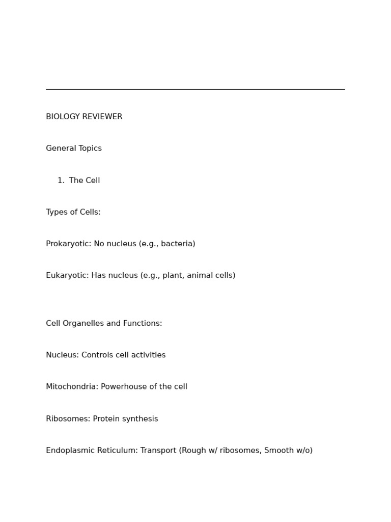 Biology | PDF
