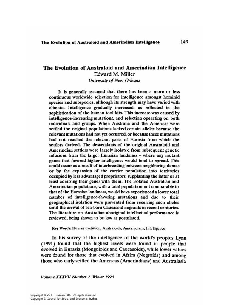 The Evolution of Australoid An | PDF