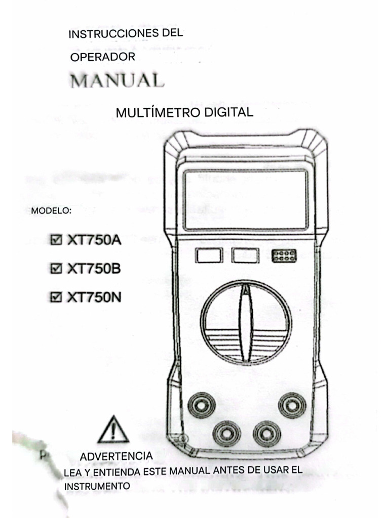 Multímetro Manual | PDF