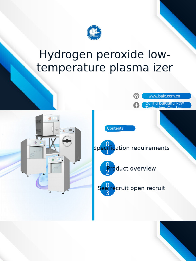 Plasma Sterilization - Baix Medical | PDF | Ultraviolet | Sterilization (Microbiology)