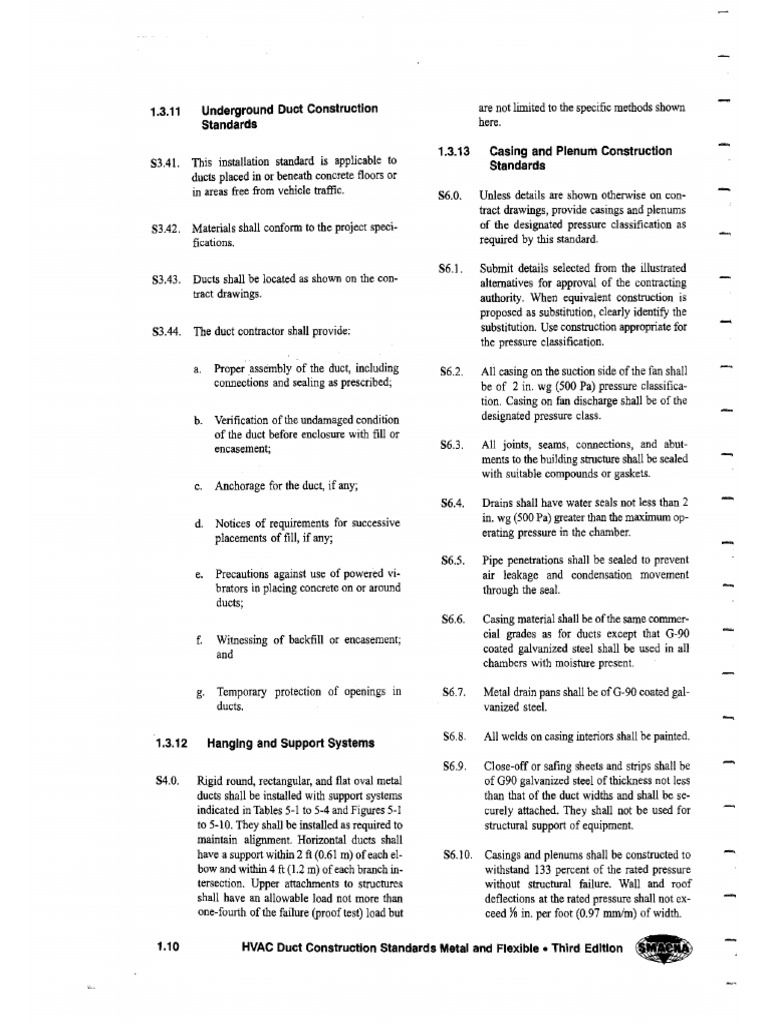 Spacing Between Supports | PDF