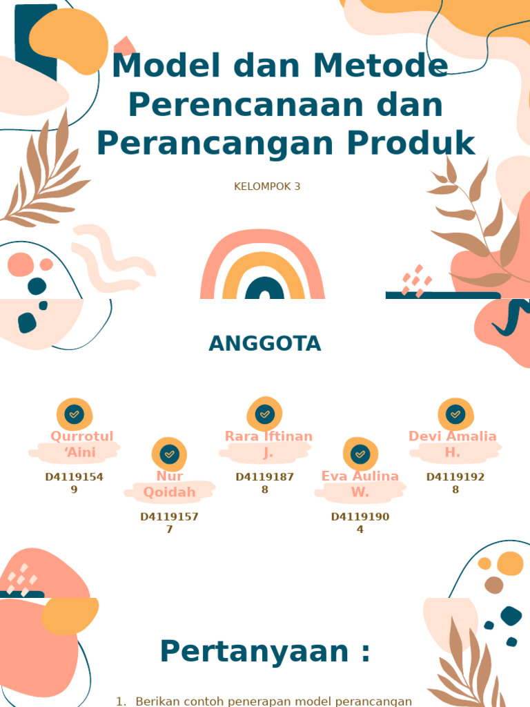 Metode Perancangan Produk | PDF