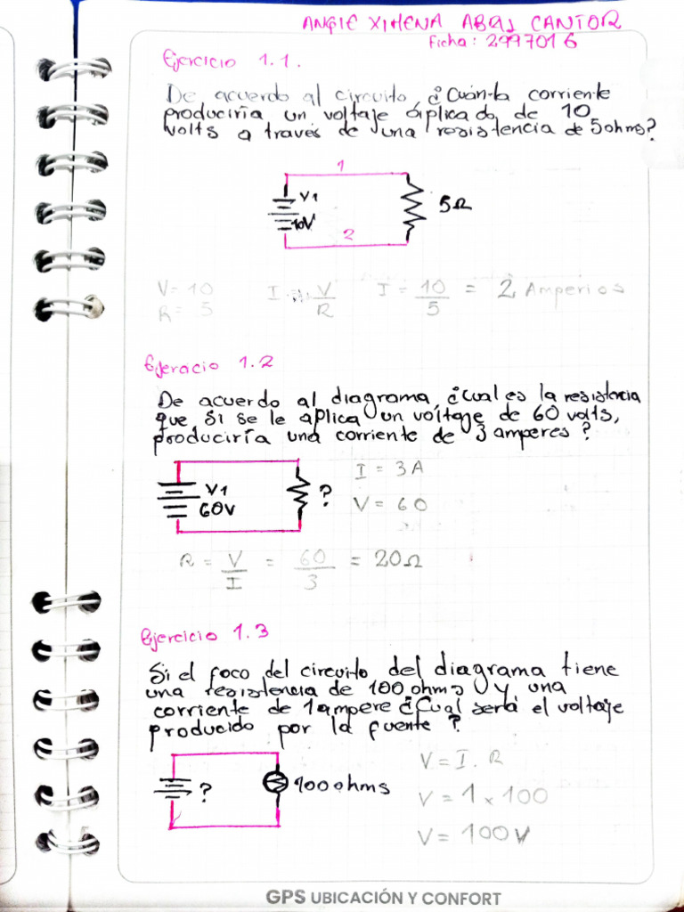 Evidencia Electricidad, Angie Abril | PDF