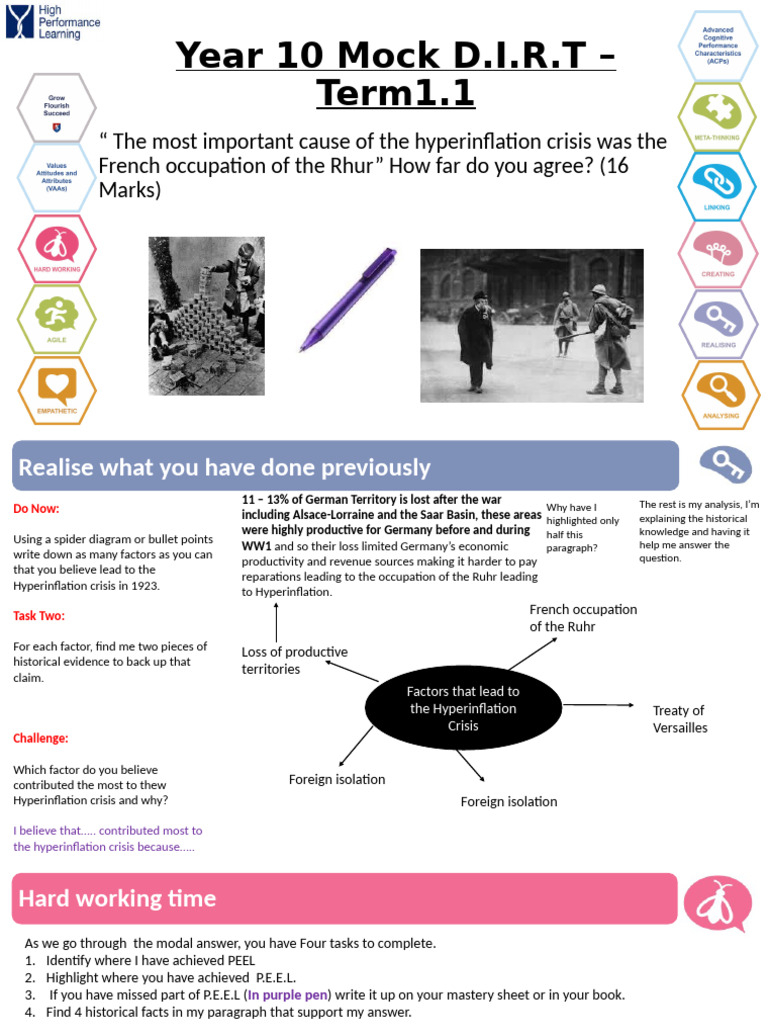 012 - PC1 - Mock Feedback | PDF | Hyperinflation In The Weimar Republic | Weimar Republic