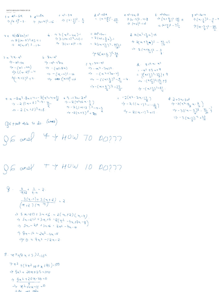 Maths Abhilash Panda Sir 1B: 15 April 2025 14:18 | PDF