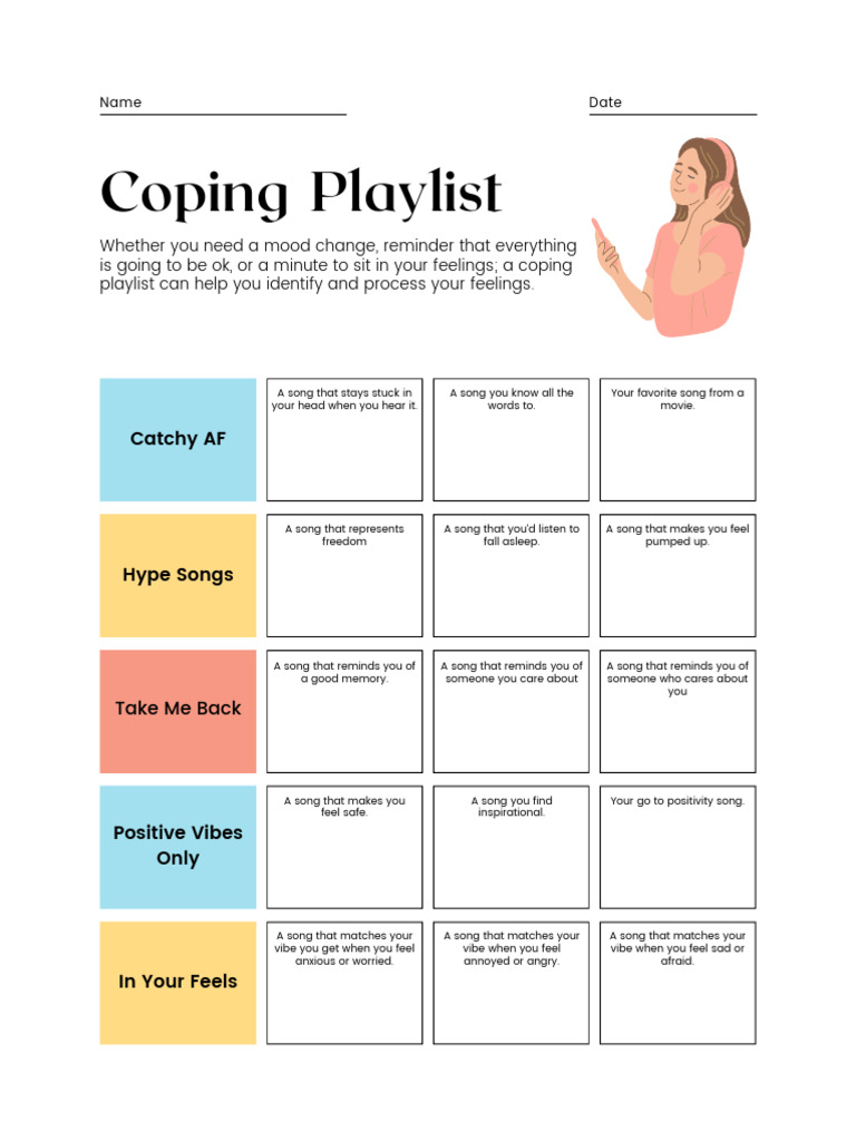 Coping Playlist: Catchy AF | PDF