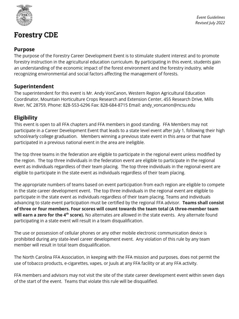 Asncffaichanfile-Uploadsforestry CDE 2023 PDF | PDF | Trees