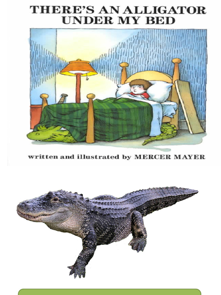 There's An Alligator Under My Bed-Lesson-Vocab+Story+Questions | PDF
