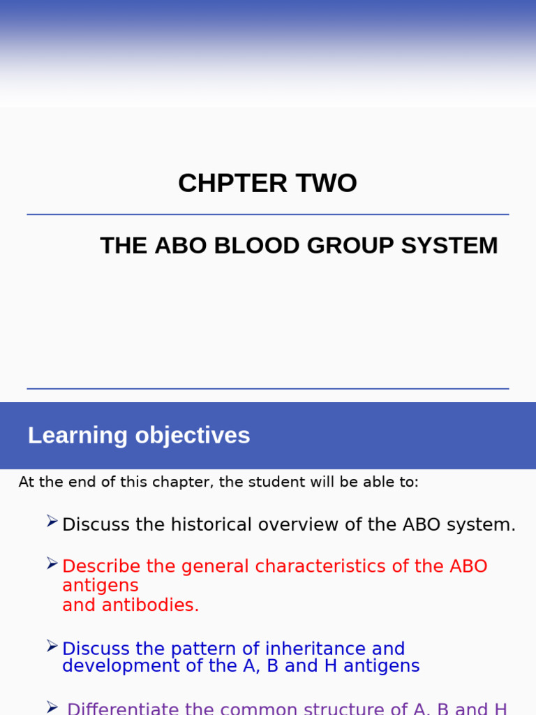 Understanding the ABO Blood Group System | PDF | Blood Type | Medical ...