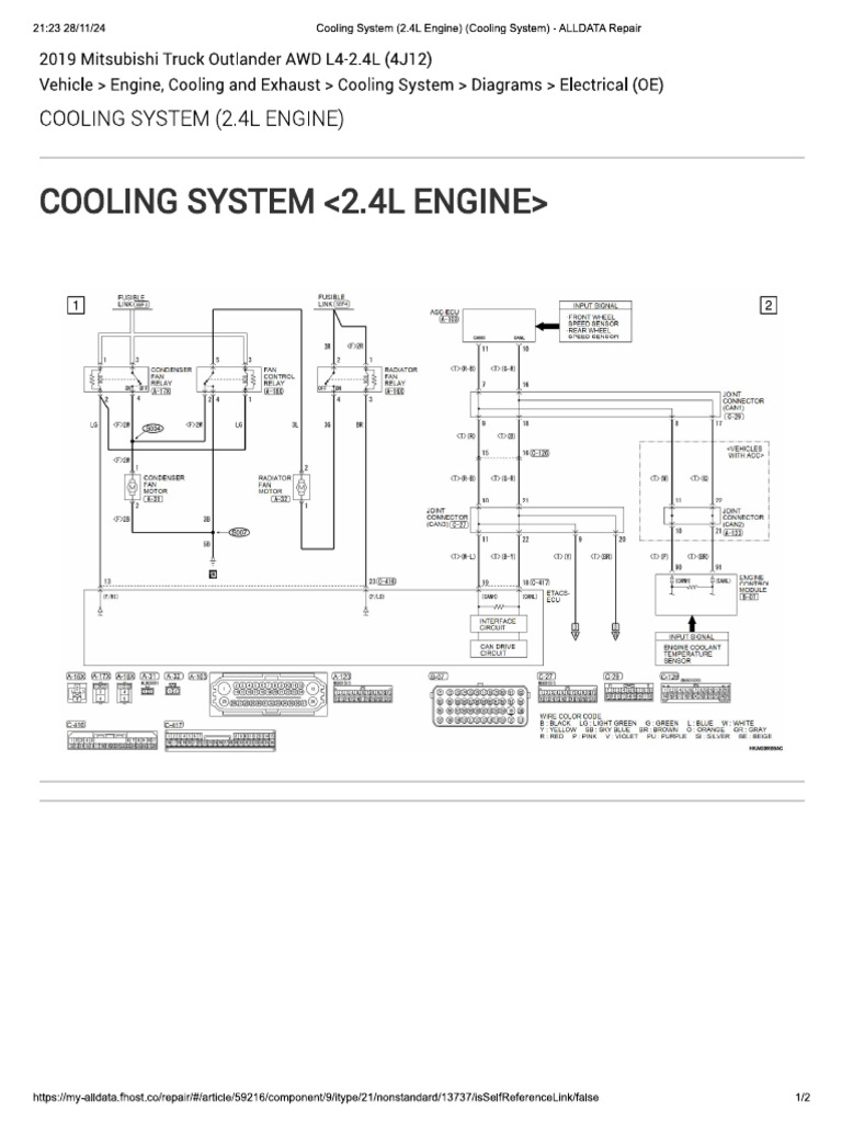 Cooling System (2.4L Engine) (Cooling System) - ALLDATA Repair | PDF