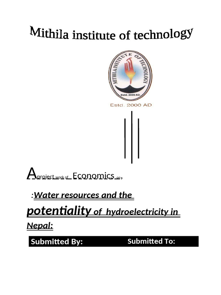 Mithila Institute of Technology | PDF | Low Cost Carrier | Hydroelectricity