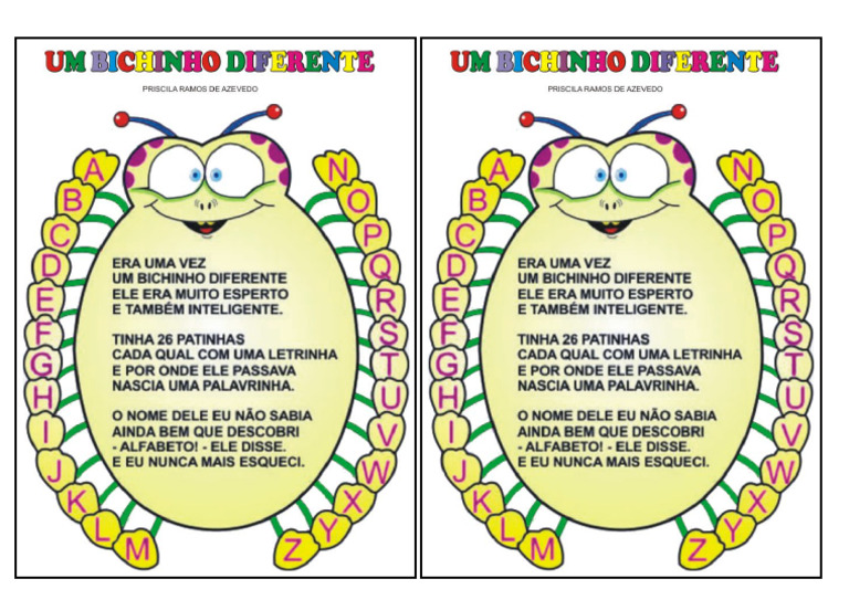 Poema Alfabeto Imprimir | PDF