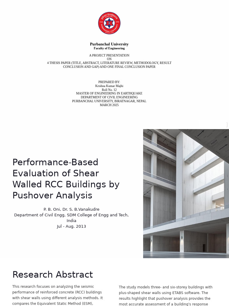1 Performance-Based-Evaluation-of-Shear-Walled-RCC-Buildings-by-Pushover-Analysis | PDF ...
