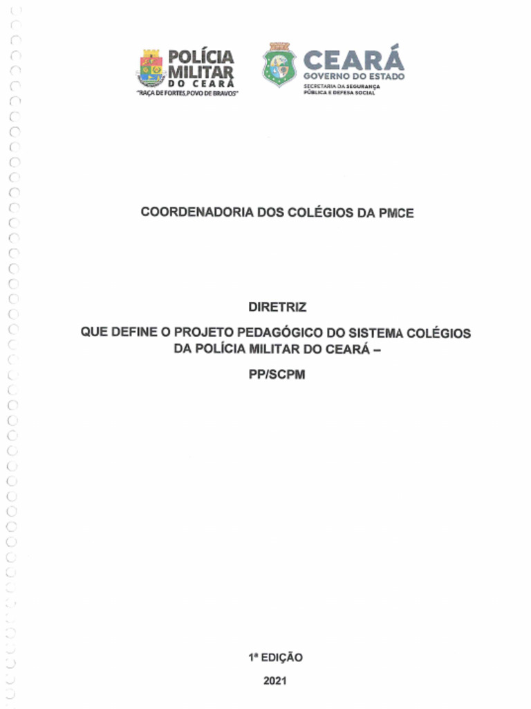 Projeto Pedagógico CPMs | PDF