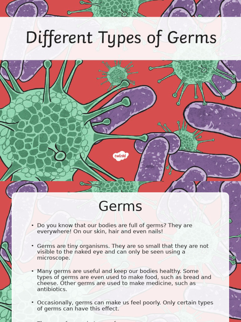 T2 S 204 Types of Germ Powerpoint Ver 3 | PDF | Microorganism | Bacteria