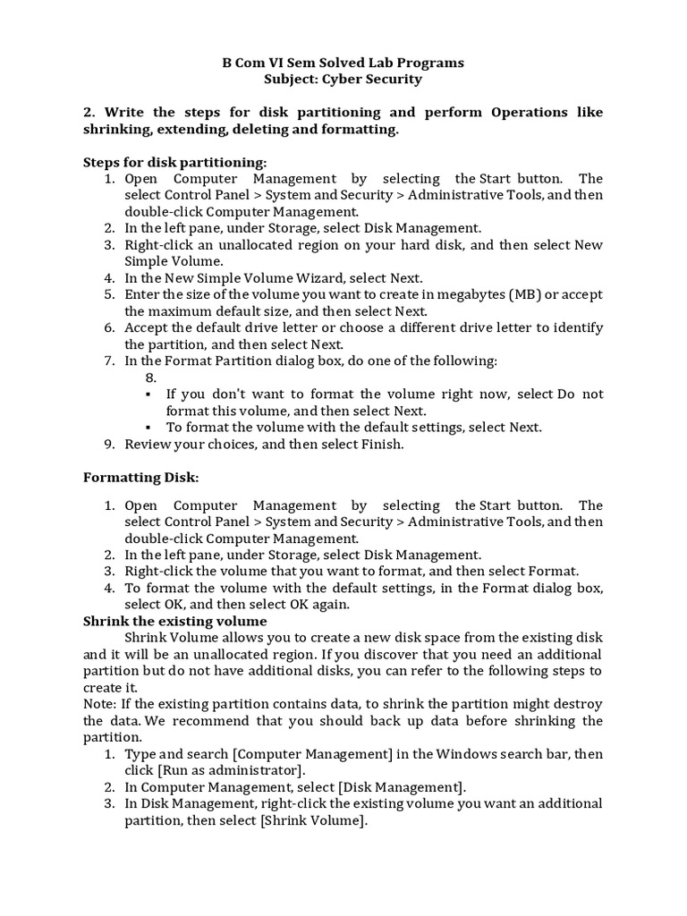 Cyber Security Practical Record | PDF | Malware | Computer Network