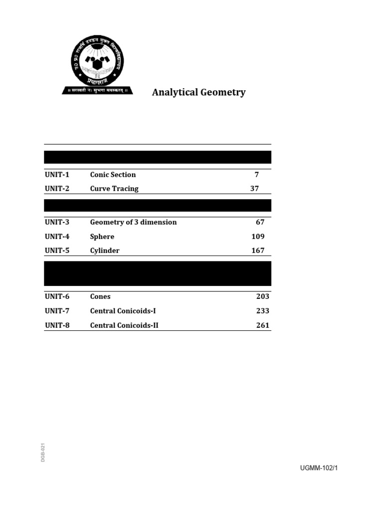 Analytical Geo | PDF | Line (Geometry) | Cartesian Coordinate System