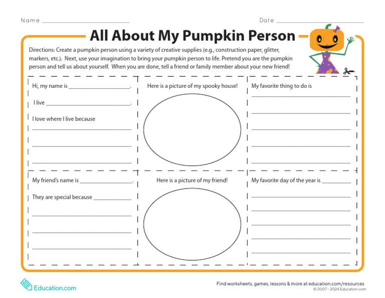 all-about-my-pumpkin-person | PDF