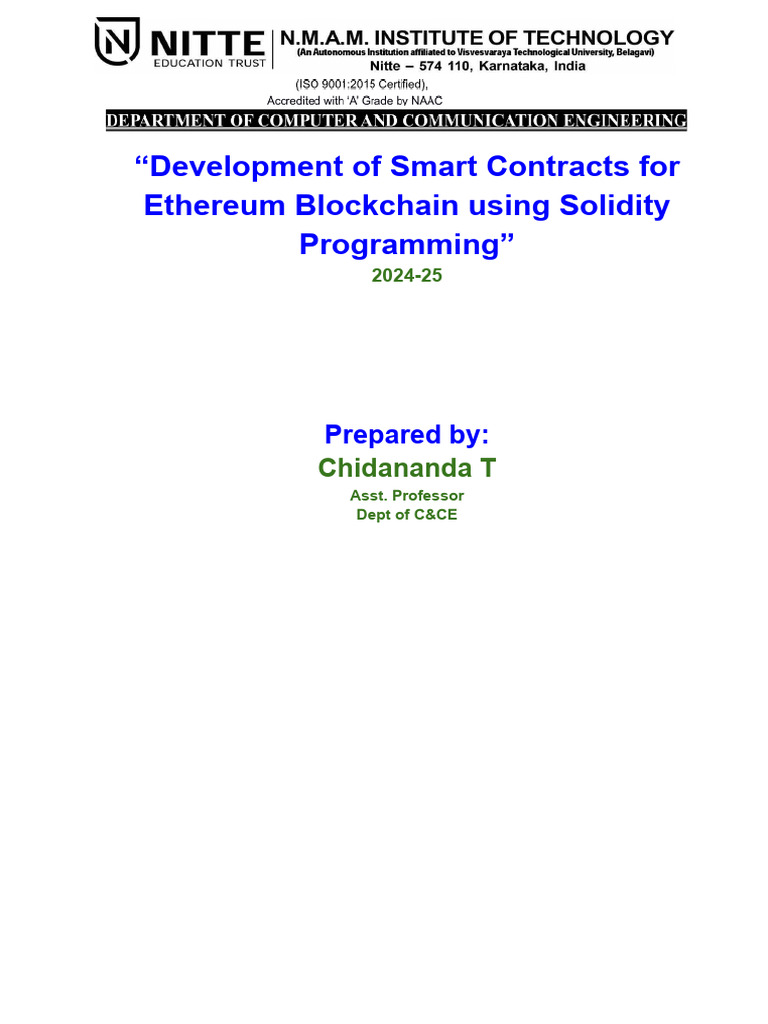 Solidity Program List | PDF | Boolean Data Type | String (Computer Science)