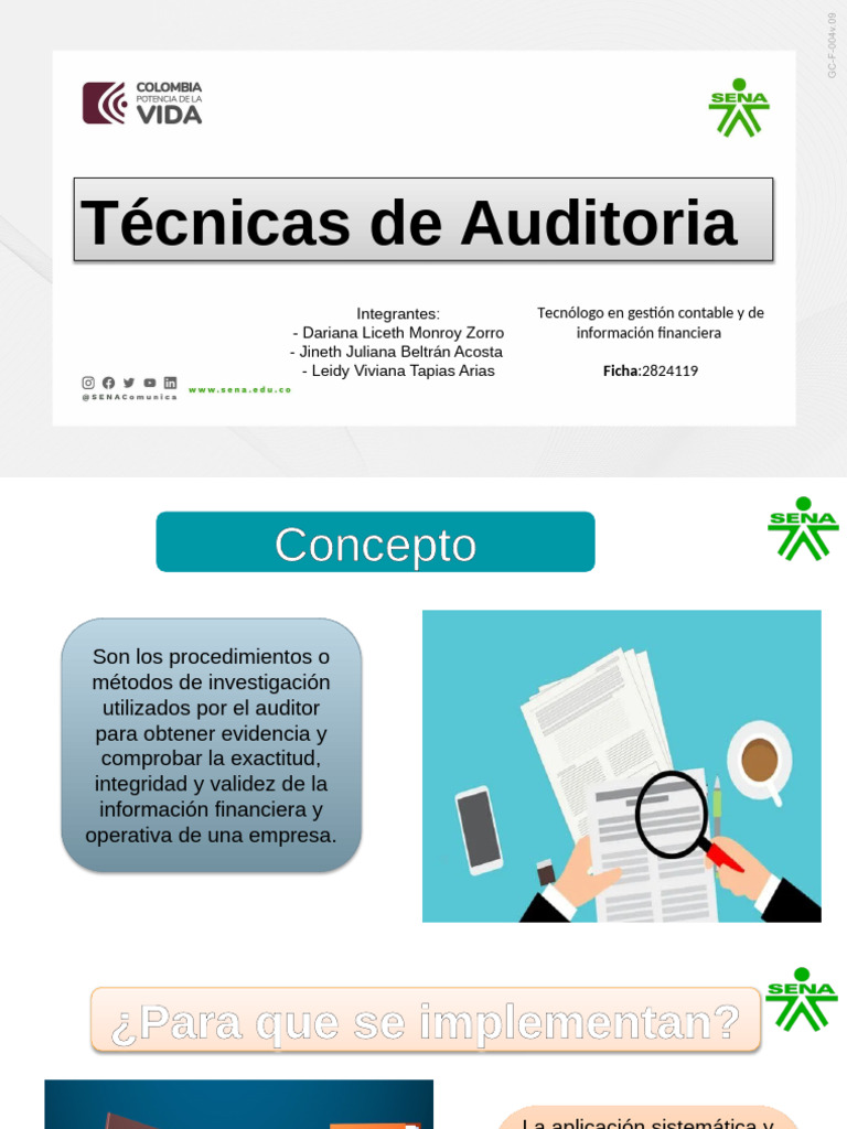 Exposición Tecnicas de Auditoria. | PDF | Auditoría | Contralor