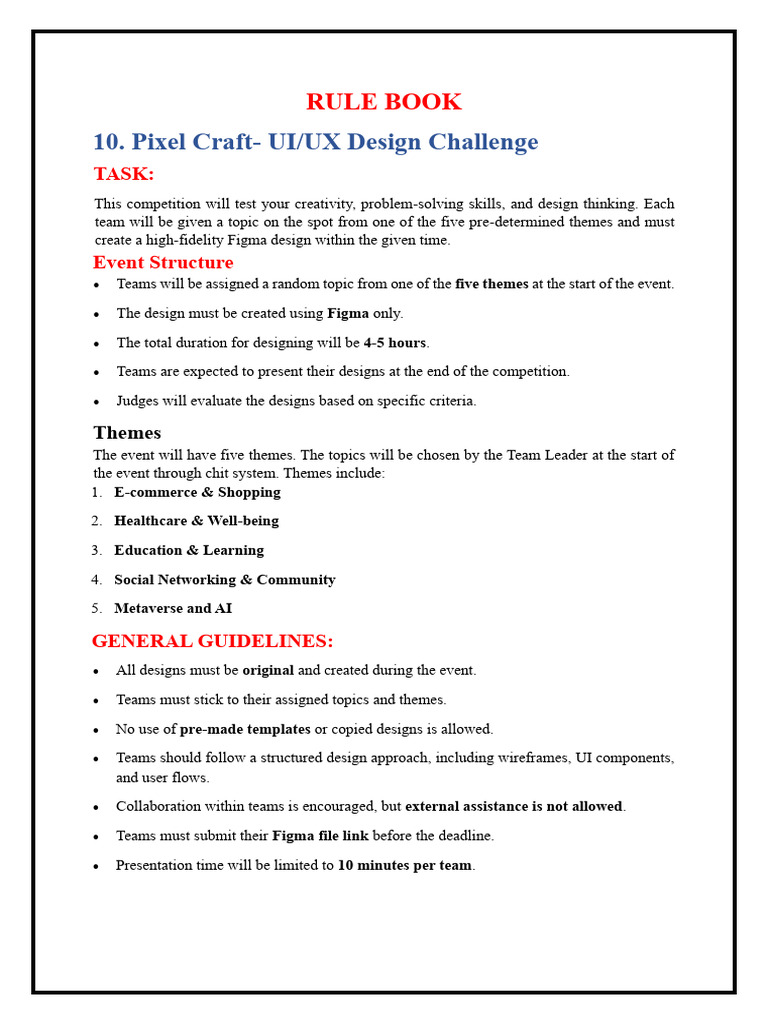 Pixel Craft Rule Book | PDF