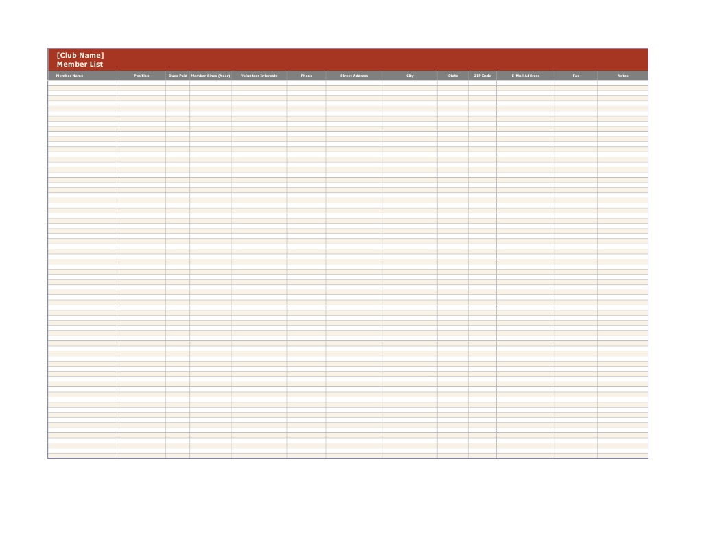 Membership List1 | PDF