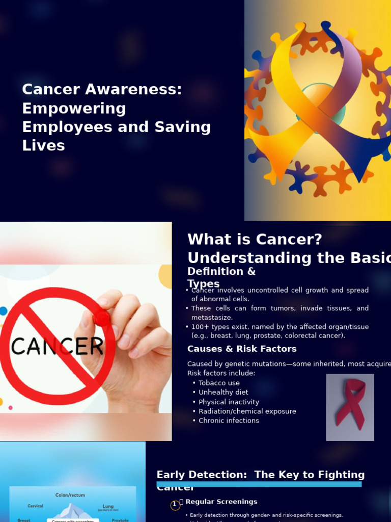 Cancer Awareness and Employee Support | PDF | Cancer | Breast Cancer