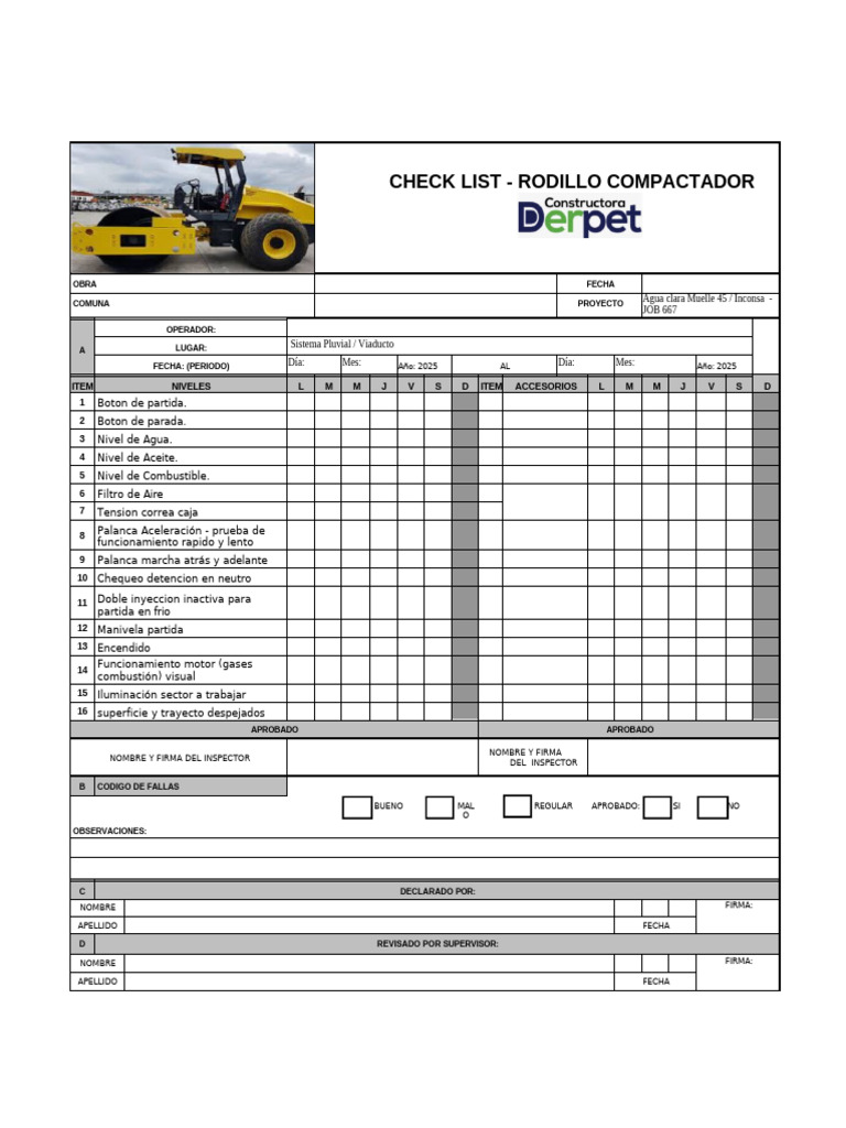 Check List de Rola | PDF