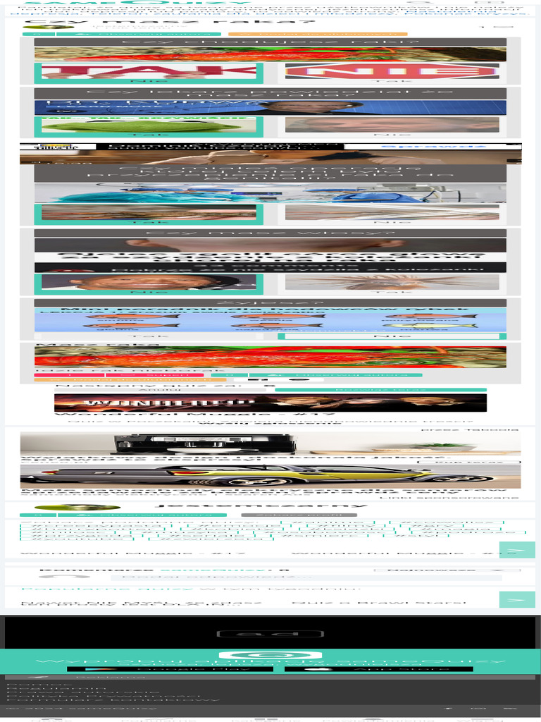 Czy Masz Raka SameQuizy | PDF