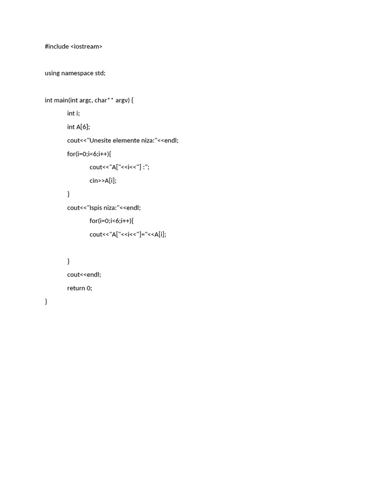 Niz | PDF