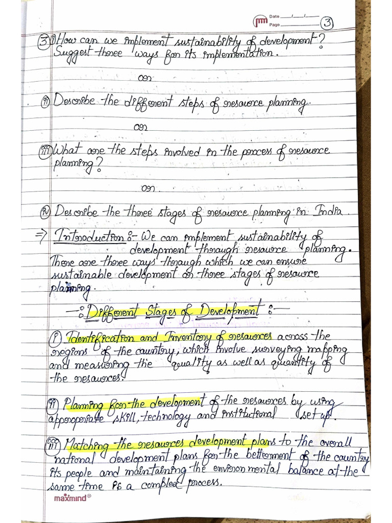 Resources and Development Class 10 Geography | PDF