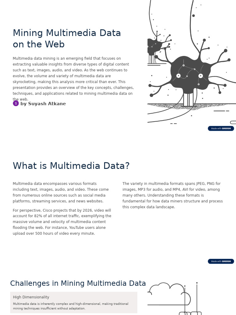 Mining Multimedia Data On The Web | PDF | Multimedia | Data Mining