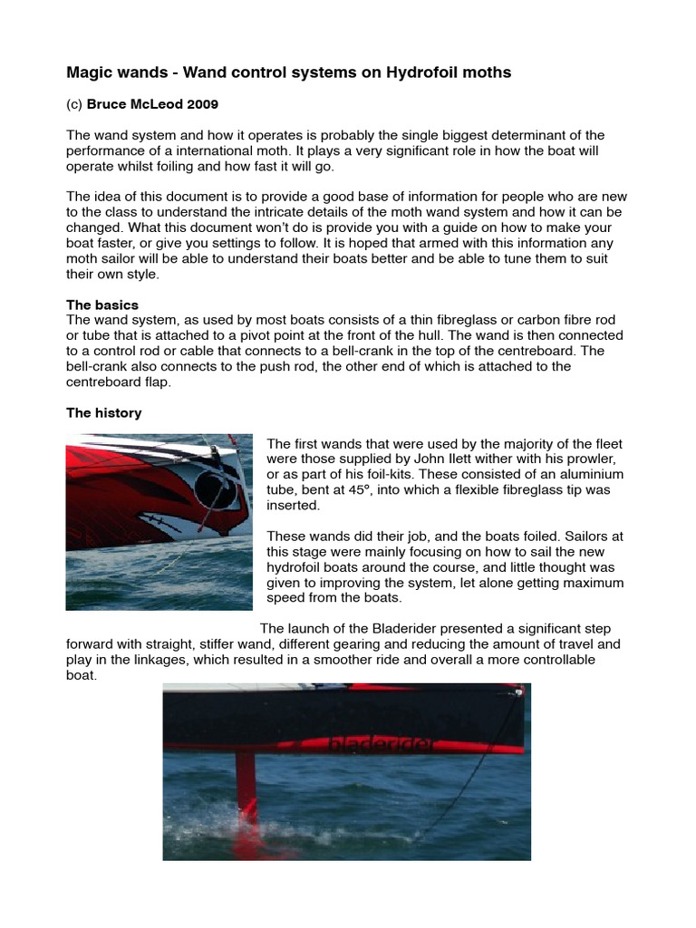 Understanding Moth Wand Control Systems | PDF
