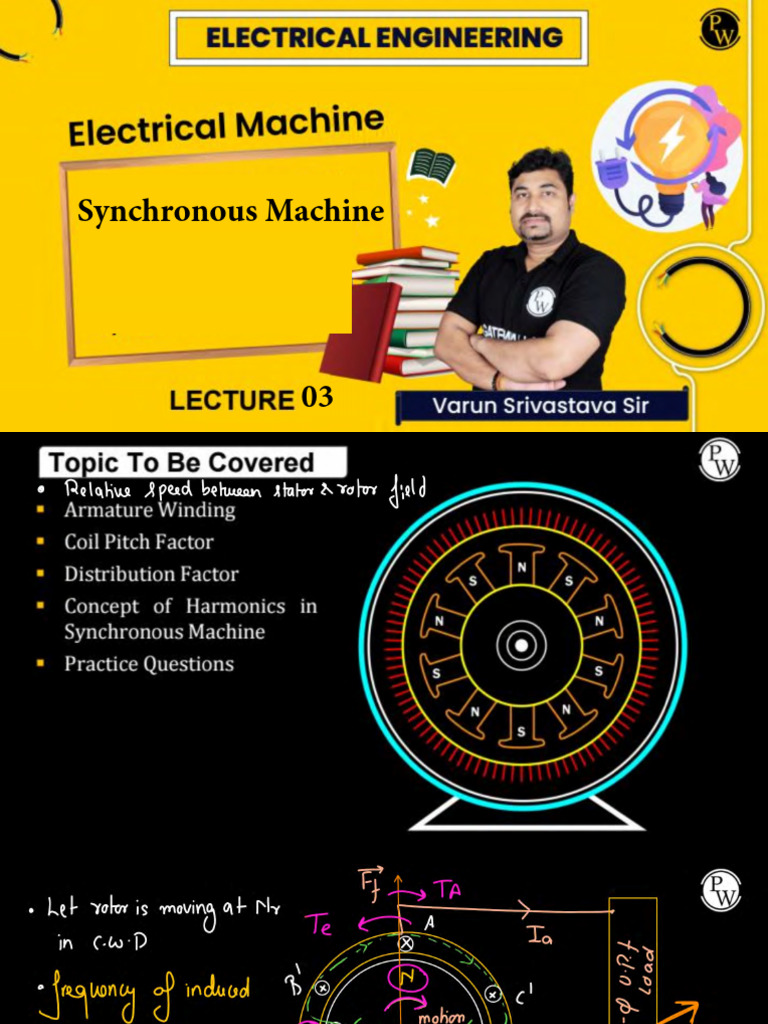 Synchronous Machine 03 - Class Notes | PDF