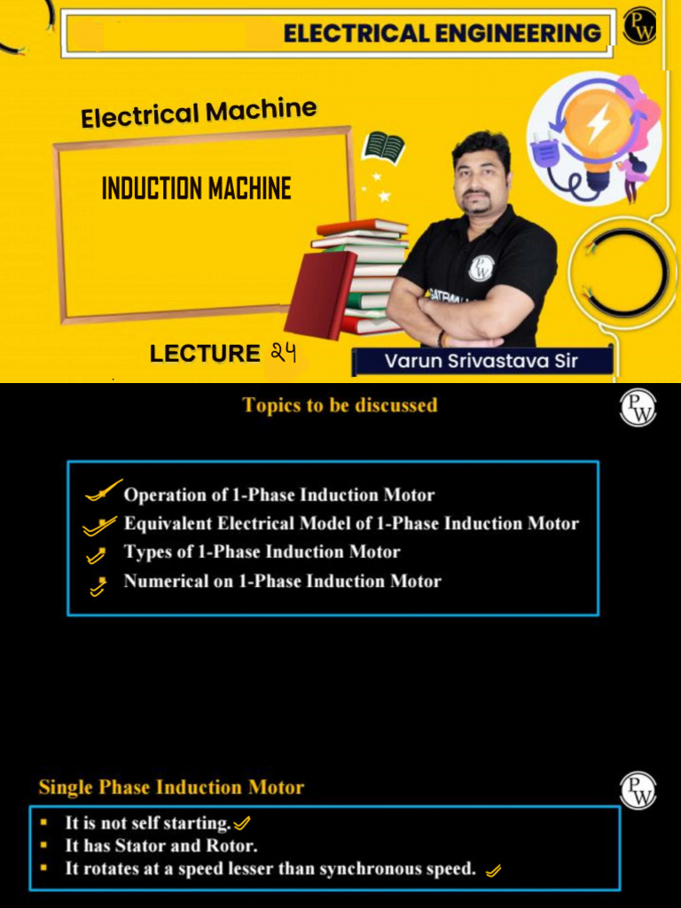 Induction Machine 24 - Class Notes | PDF