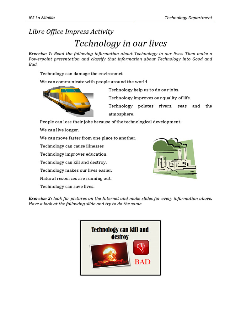 Adv and Disadv of Technology | PDF