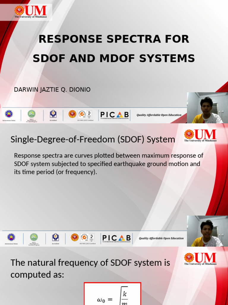 Response Spectrum | PDF | Applied And Interdisciplinary Physics | Physical Phenomena