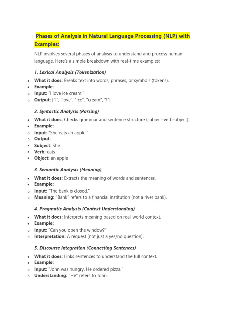 NLP_Simple_Explanation | PDF | Parsing | Phrase