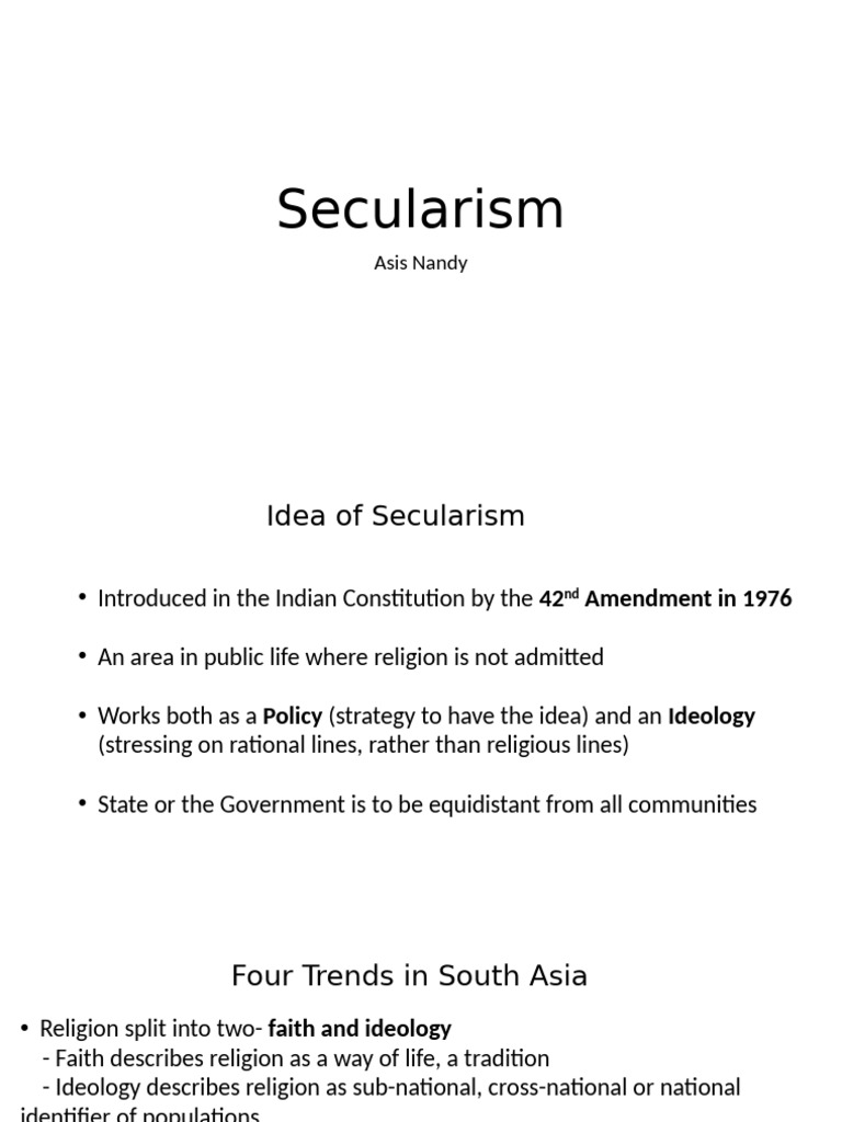 10 Secularism | PDF