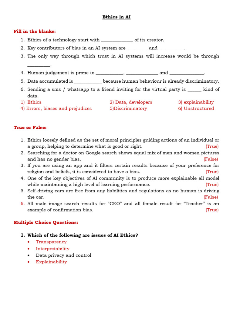 AI Ethics: Key Concepts and Issues | PDF | Artificial Intelligence ...