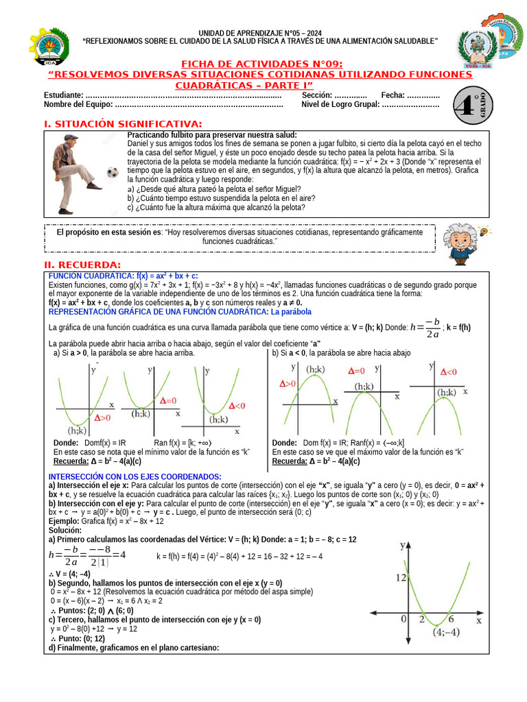 Ficha 9-4to-Ua5-2024 | PDF | Álgebra