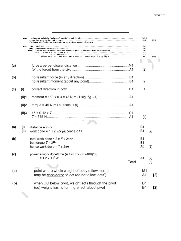 Ms Vectors and Moments Practice | PDF