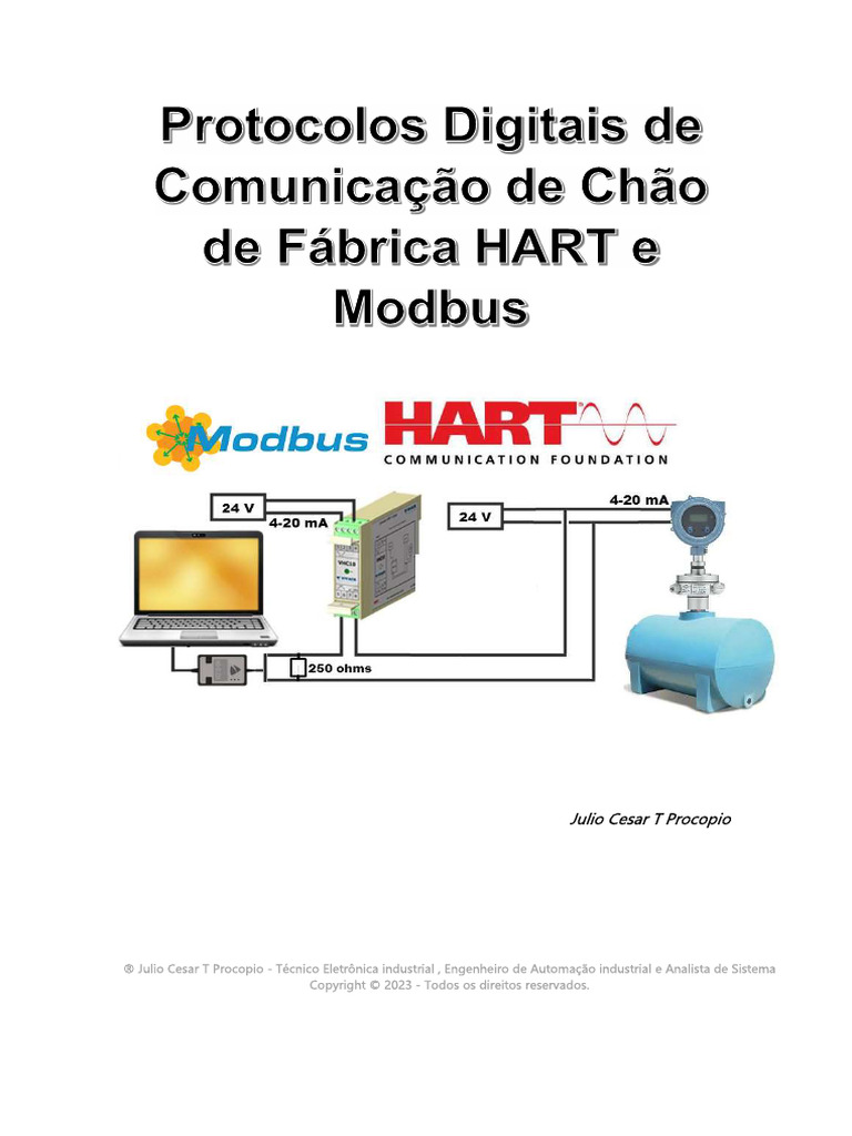 Protocolo Hart e Modbus | PDF | Resistência elétrica e condutividade | Fonte de energia