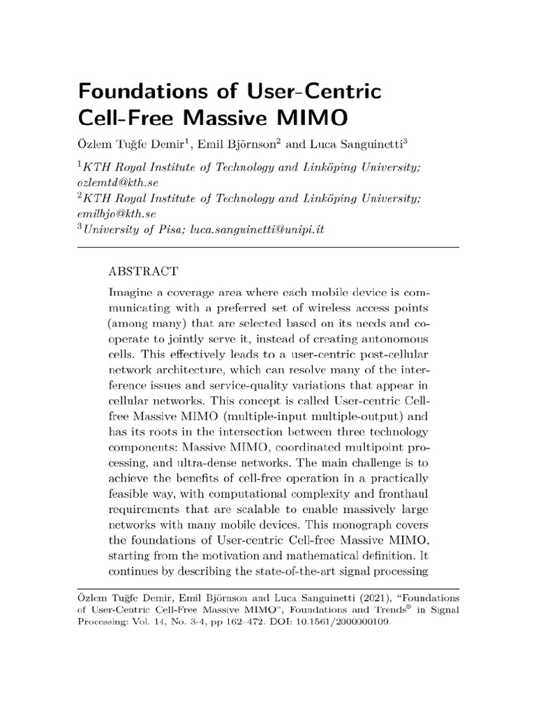 Cell Free Mimo - 11zon | PDF