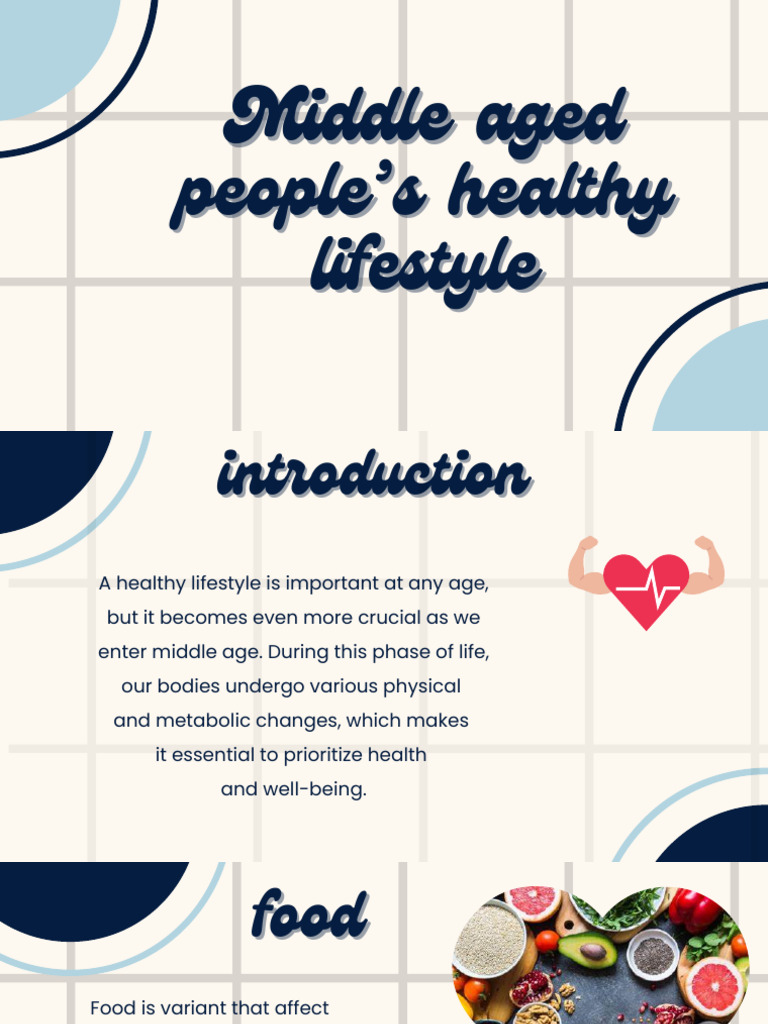 Healthy Lifestyle Tips for Middle-Aged Adults | PDF | Sleep ...